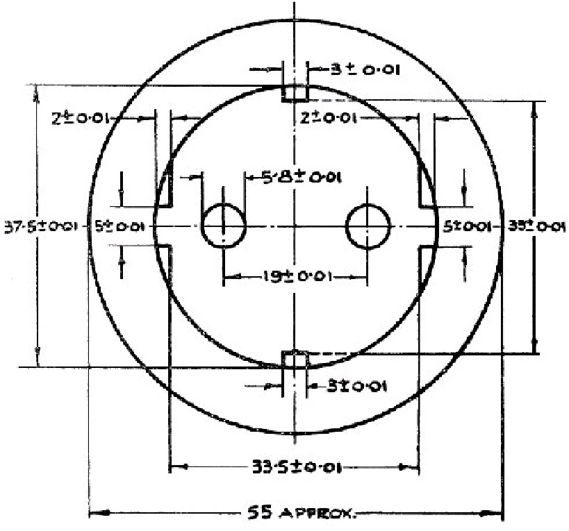 Electrical Outlet Dimensions Electrical Outlet Dimensions
